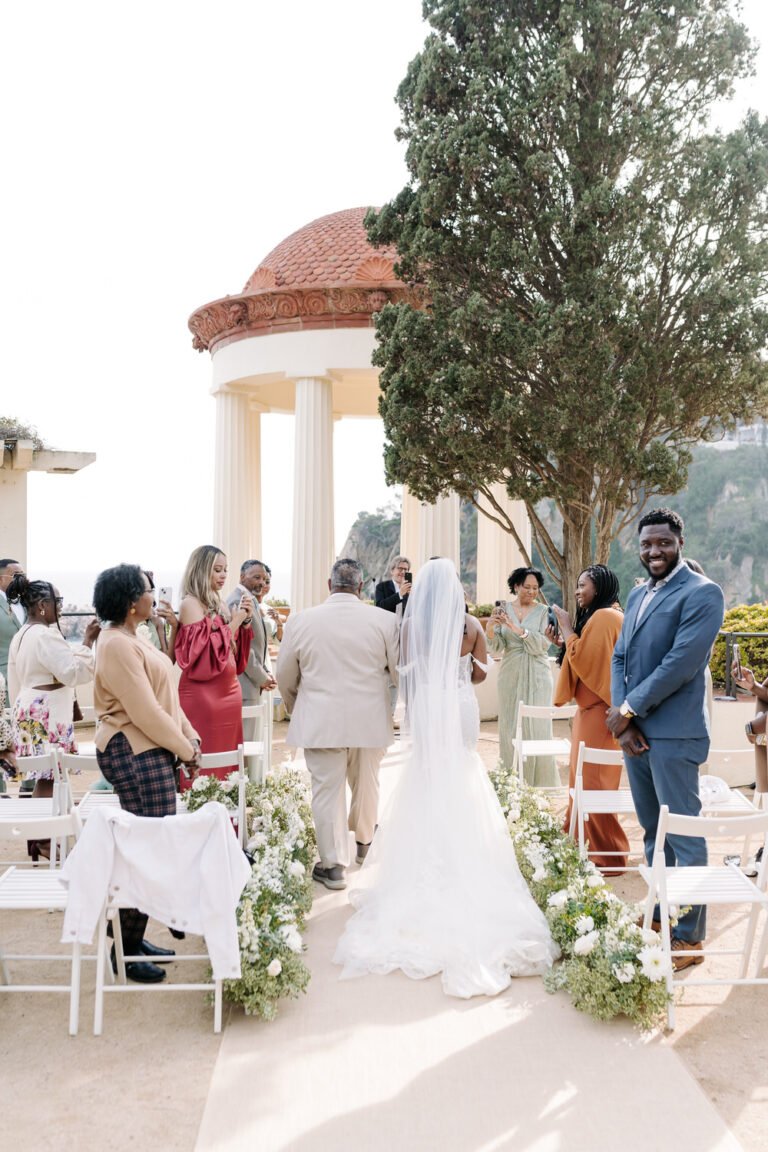 Barcelona Destination Wedding at Marimurtra Botanical Garden