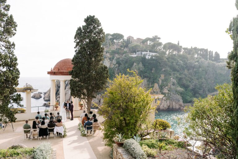 Barcelona Destination Wedding at Marimurtra Botanical Garden