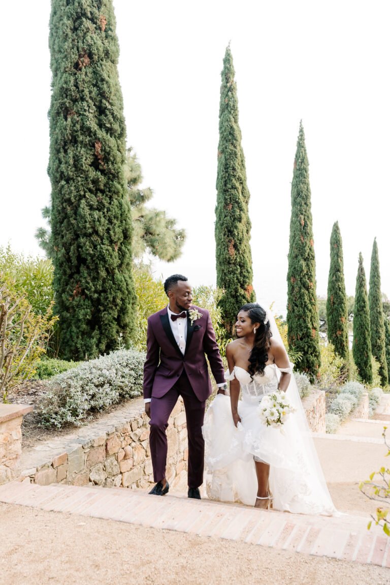 Barcelona Destination Wedding at Marimurtra Botanical Garden