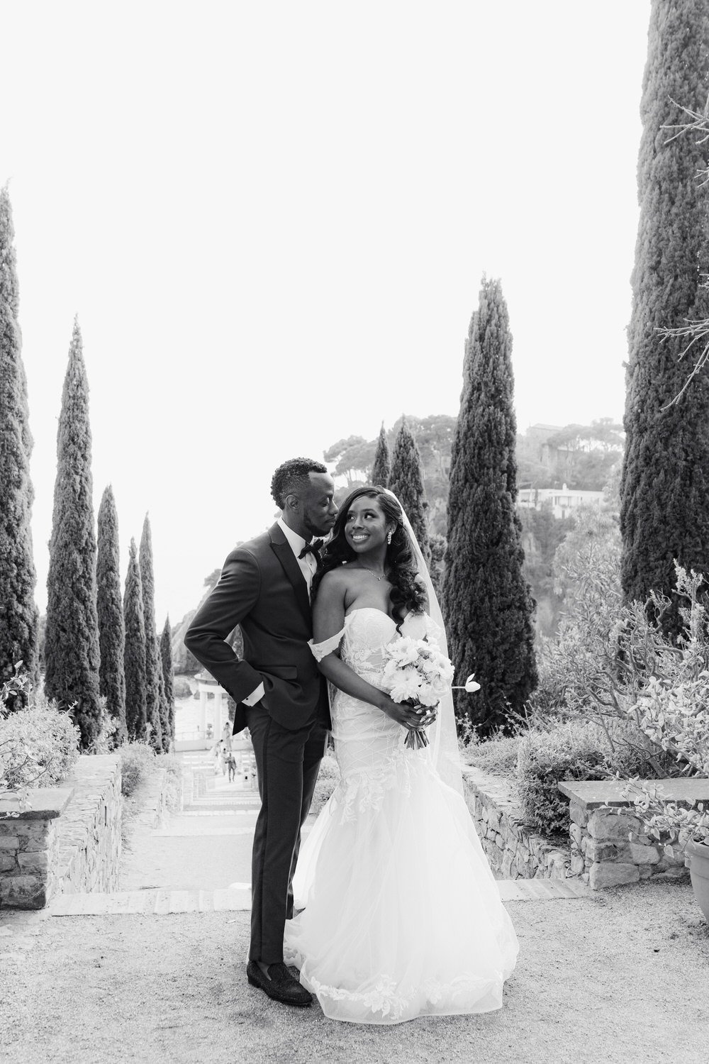 Barcelona Destination Wedding at Marimurtra Botanical Garden